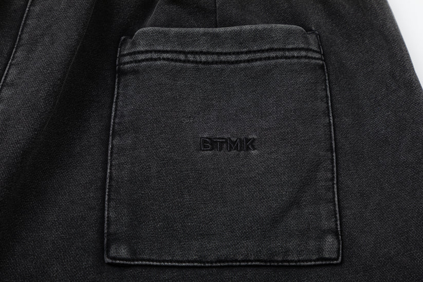 BTMK SHORTS washed cut-off XS3001